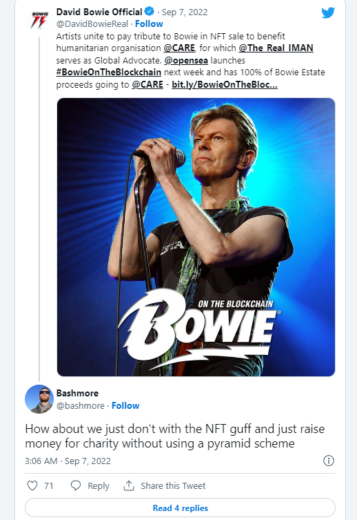 Reasons for Backlash Behind 'Bowie on the Blockchain' NFTs