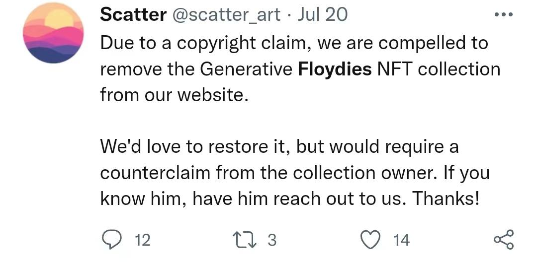 The Controversy of Floydies NFTs