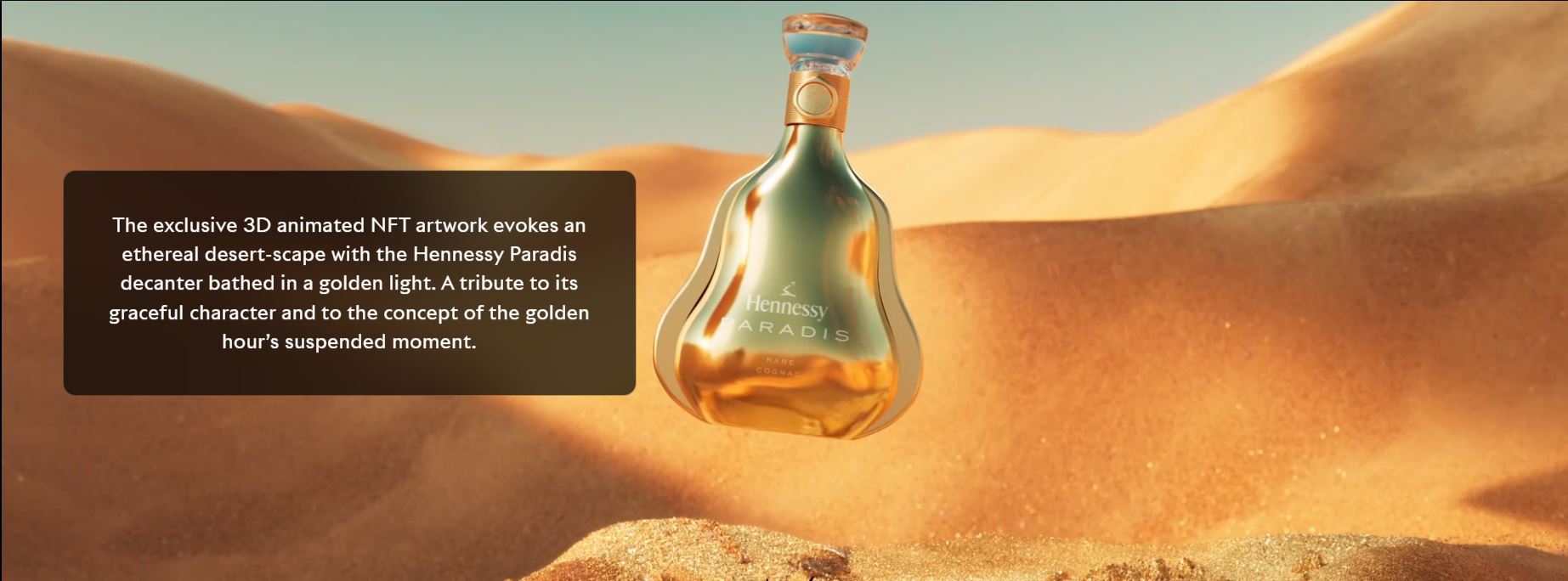 Hennessy Launches a Limited Edition Paradis Golden NFT Redeemable with ...